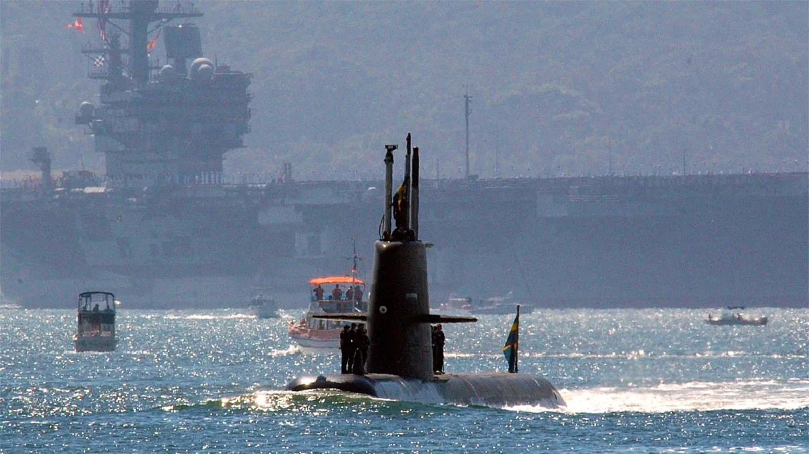 Svensk ubåt sänkte USA:s hangarfartyg i övning | nu.se
